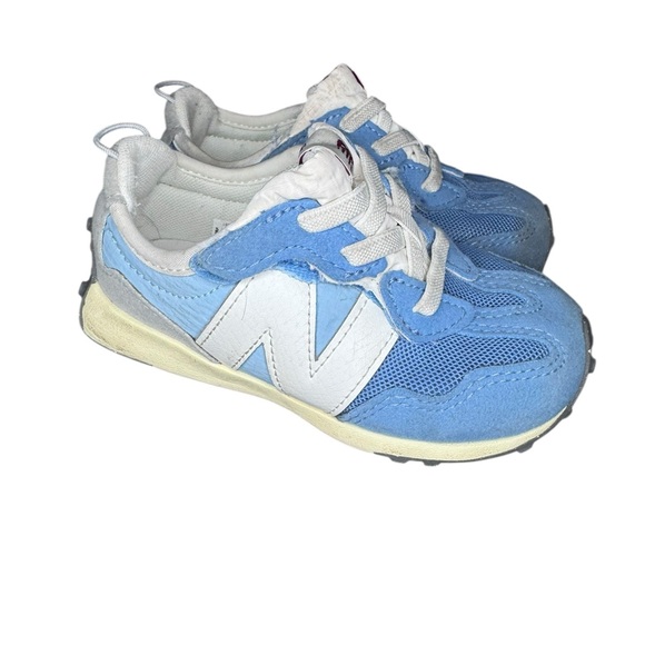 New Balance | Shoes | New Balance 327 Newb Toddler 65 Blue And White ...